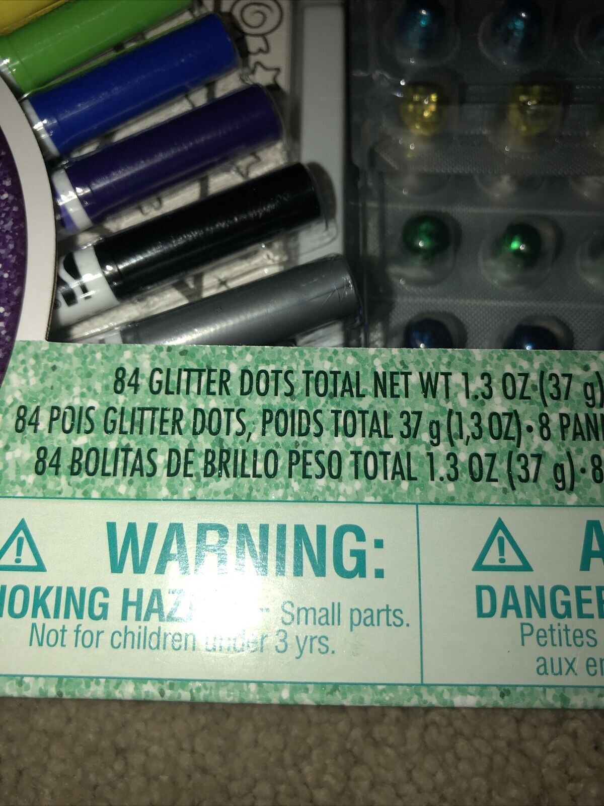 Crayola Glitter Dots Space Sparkle Signs 84 Dots 5 for sale online | eBay