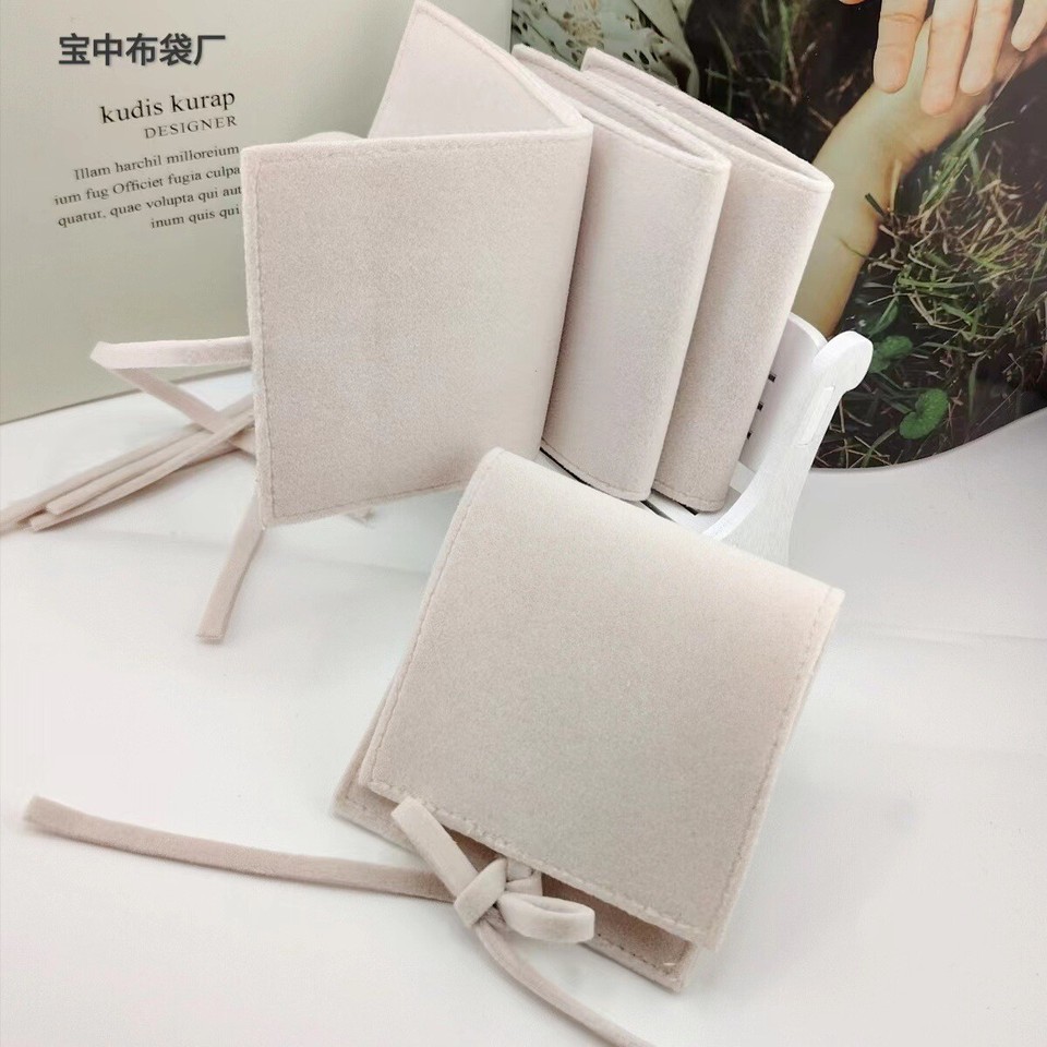 10x10 Velvet Soft Pouches Button Bow Bag Jewellery Drawstring Wedding ...