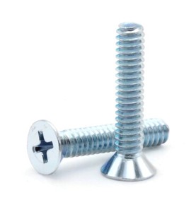 #8-32 x 5/8" | Zinc Plated Steel Phillips Flat Head Machine Screws ...