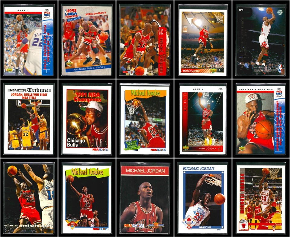 (120) HUGE Lot of 120 Michael Jordan Basketball Cards - Inserts - Sets ...