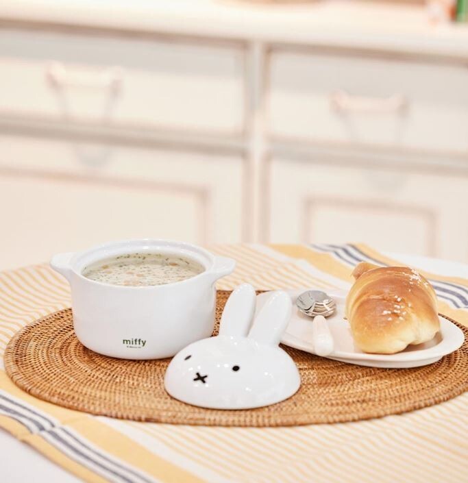 Miffy X Bo Cuisine Ceramic Steamer, Potbelly Stew Pot 420ml White | eBay