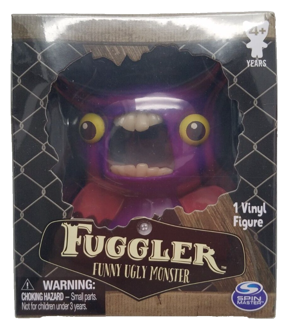 Fuggler Funny Ugly Vinyl Monster 3" Figures Series 2 #8of 8 PURPLE OPEN ...