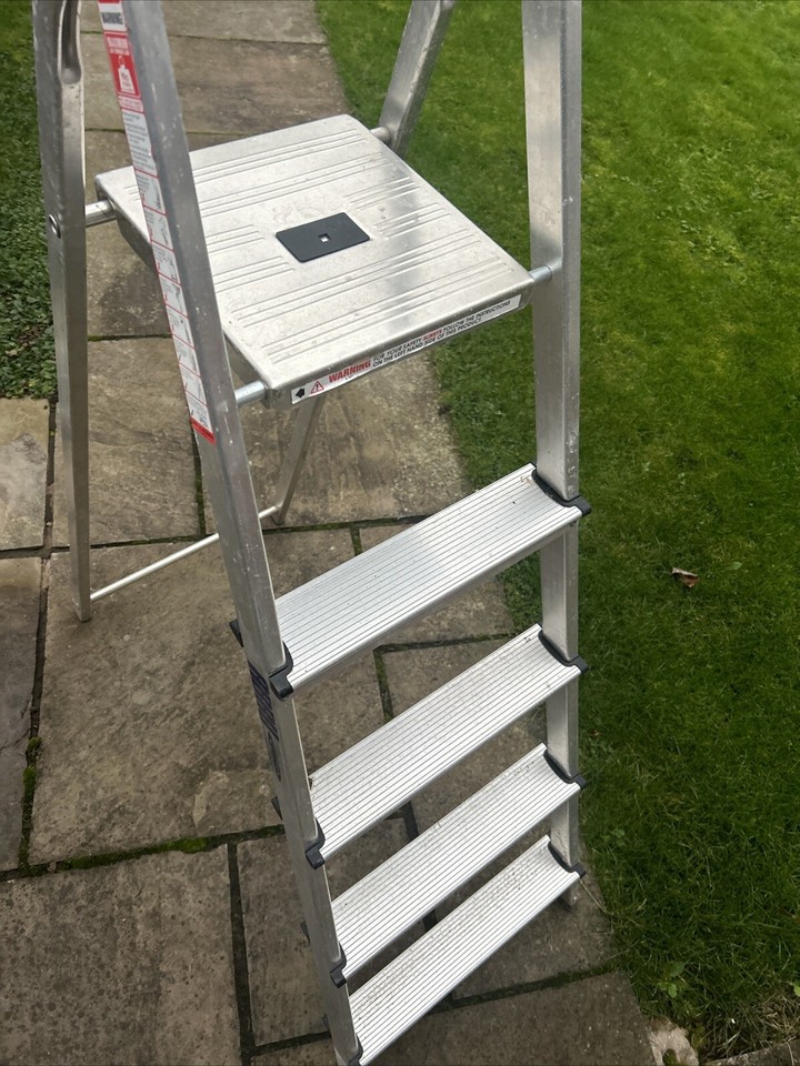 ABRU FOUR RUN STEP LADDERS ALUMINIUM 1000mm | eBay