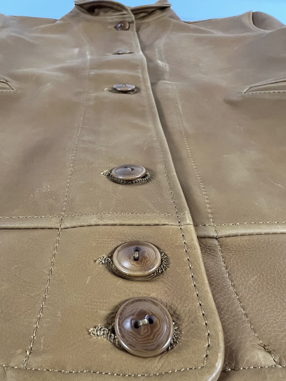 LEVIS VINTAGE CLOTHING LVC MENLO COSSACK JACKET CARAMEL WOMEN M NWT ...