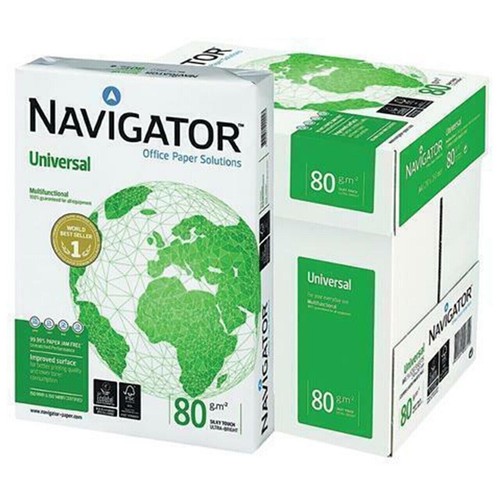 NAVIGATOR 80GSM A4 WHITE COPY COPIER PRINTING LASER INKJET PREMIUM ...