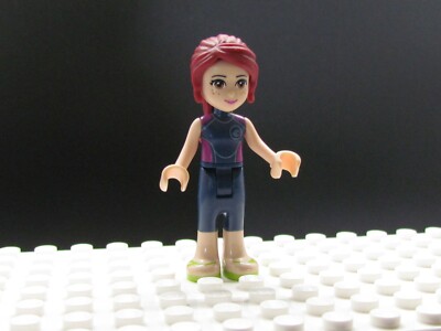 LEGO Friends Minifigure MIA w/ Wet Suit frnd210 - 41315 Heartlake Surf ...