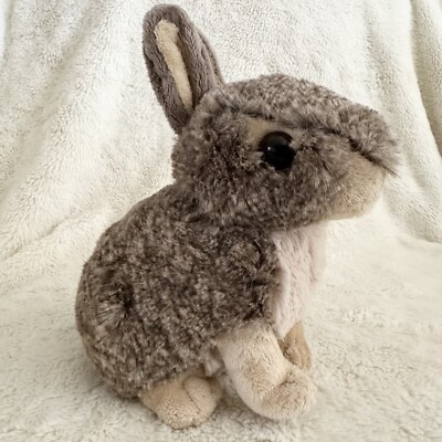 Wild Republic Cuddlekins Mini Brown Ran Bunny Rabbit 8” Plush Stuffed ...