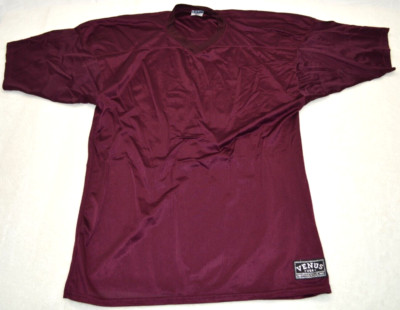 VKM Venus football jersey blank burgundy mesh full Length men's 2XL | eBay