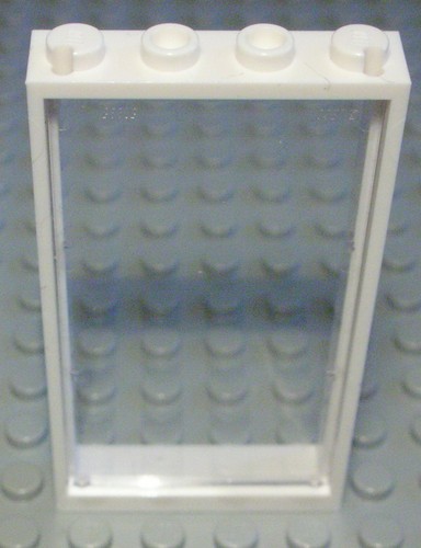 LEGO Window 1x4x6 White with Transparent Disc (0558) | eBay