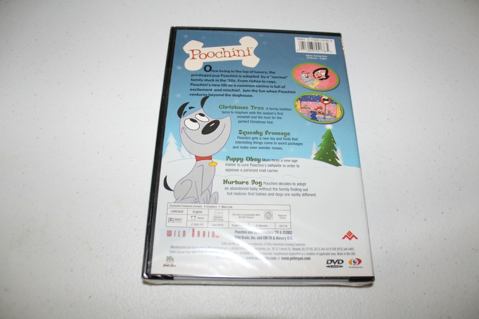 Poochini The Christmas Tree (NEW SEALED DVD 2002) 3 Bonus Videos ...