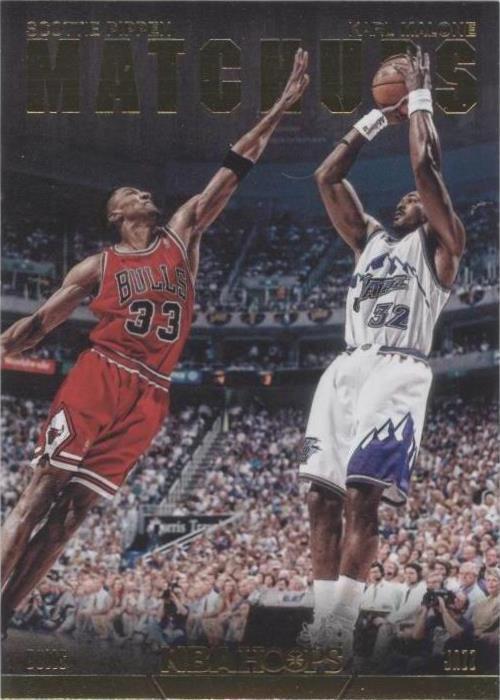 2014-15 NBA Hoops - Matchups Karl Malone, Scottie Pippen #20 for sale ...