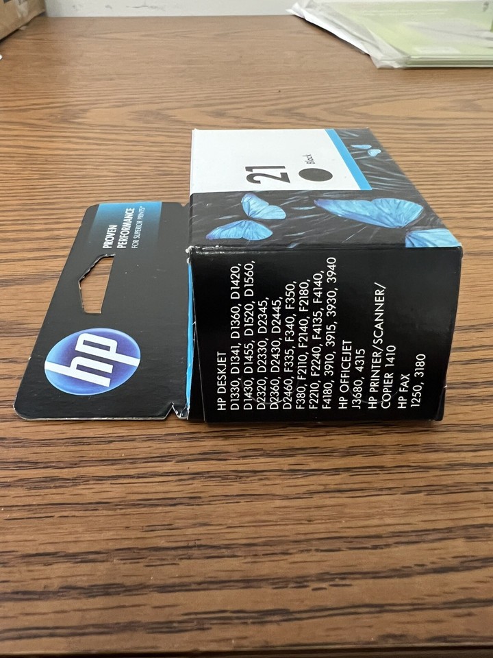 HP 21 (C9351AN) Black Ink Cartridge | eBay