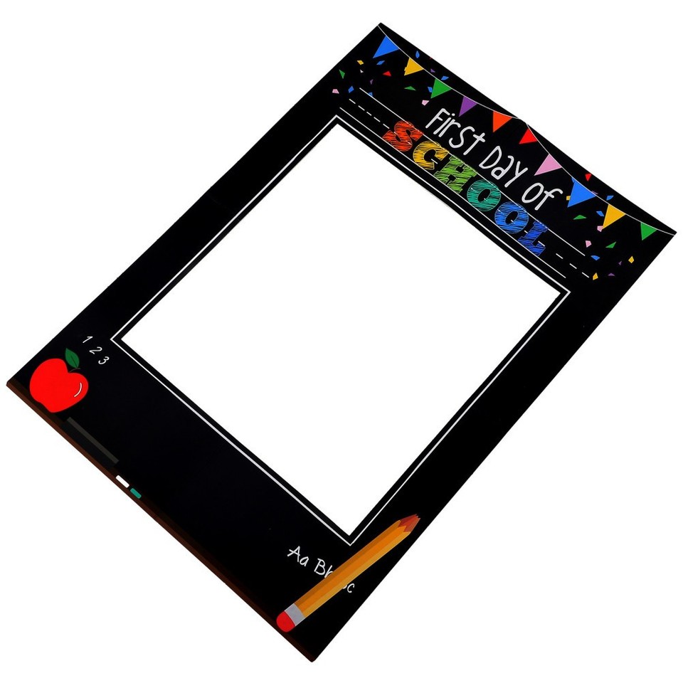 Back to School Prop First Day of Frame Photo Booth Cutout Selfie | eBay ...