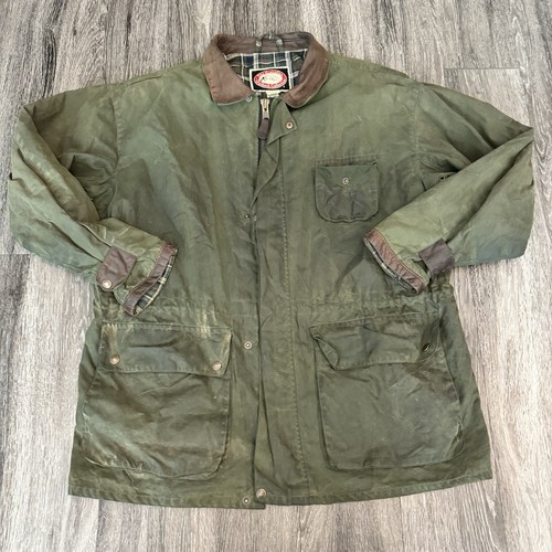 Rare VTG The Australian Outback Collection Mens L Green Flannel Lined ...