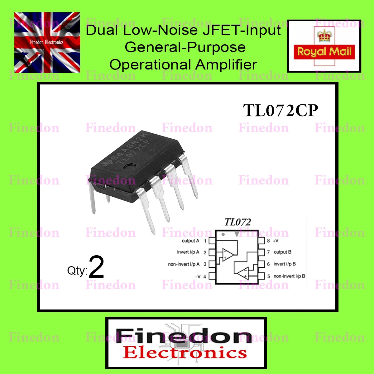 TL071 Low Noise JFET Op-Amp Datasheet, 59% OFF