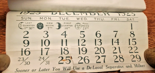 Rare 1923 J.H. Gorman DeLaval Cream Separator Milkers Advertising ...