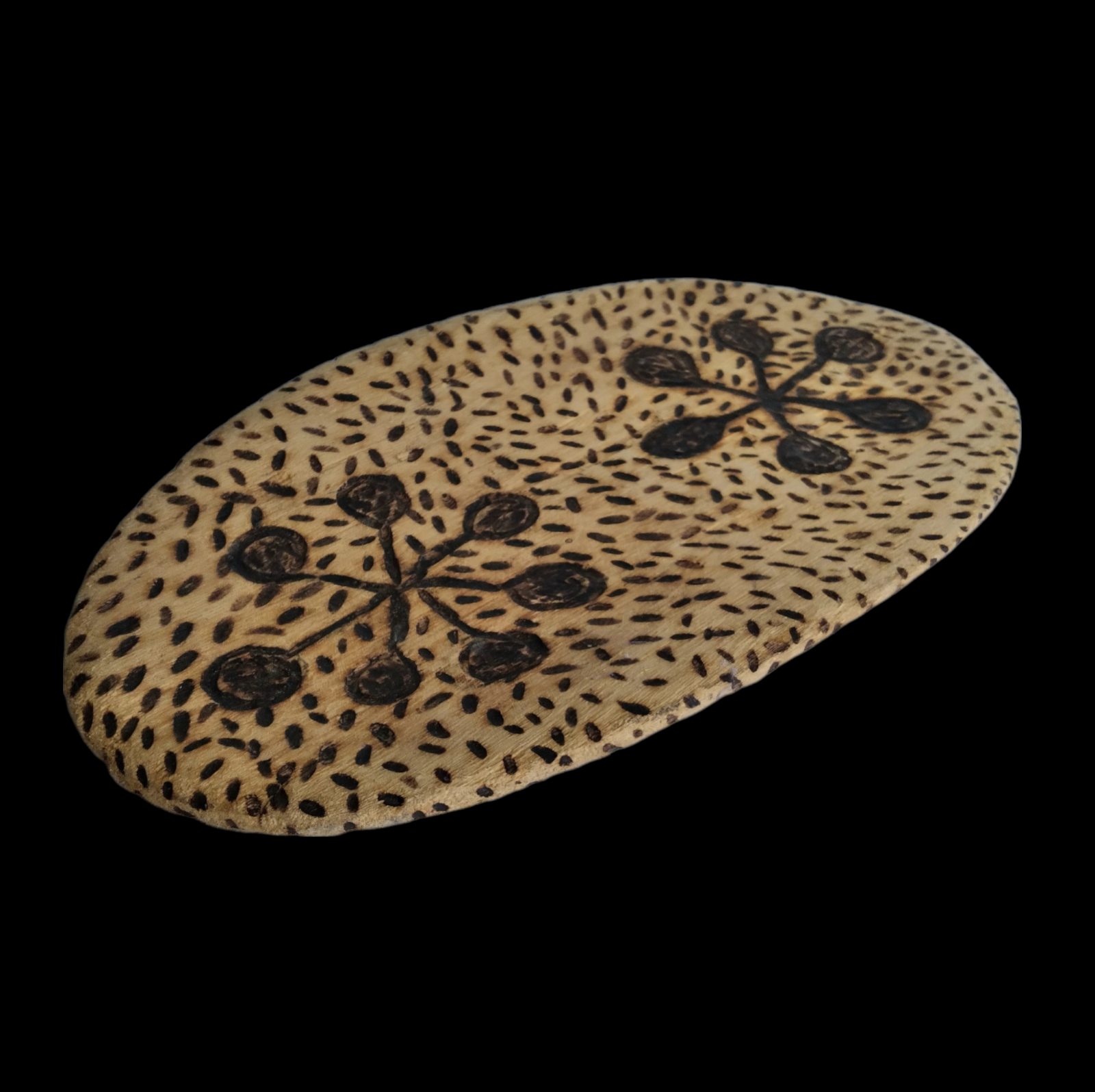 Australian Aboriginal Anmatyerr Artist Handmade Coolamon Platter Ti ...