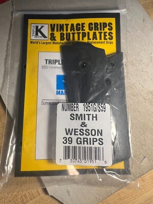 Triple K Ruger S&W Model 39 Grips #1951G/S59 | eBay