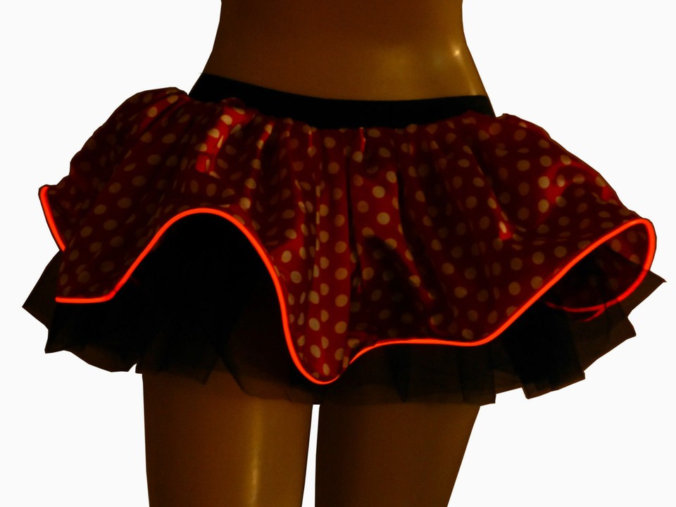 Light Up Tutu Crazy-Club-Sexy-Rave-Halloween-Burning Man-EDC Outfit for ...