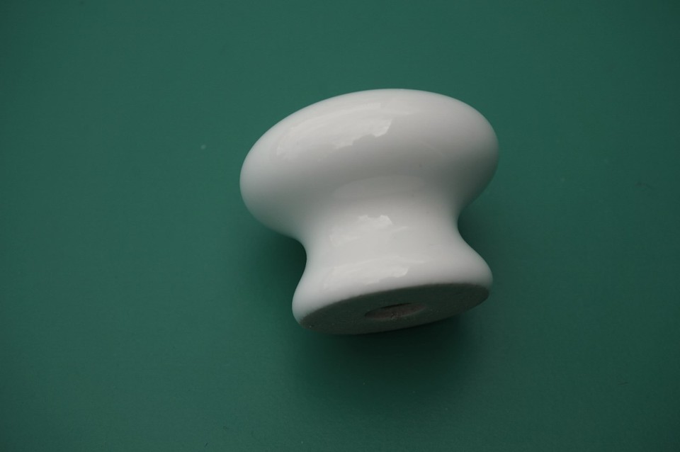 5 Sizes White Porcelain Ceramic Knob Antique Style Cabinet Knobs ...