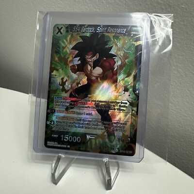 Dragonball Super CCG SS4 Bardock, Spirit Resonance BT14 SR Foil Cross ...