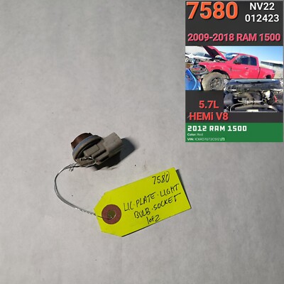 ⭐⭐OEM 2009-2018 RAM 1500 LICENSE PLATE LIGHT BULB SOCKET⭐⭐ | eBay