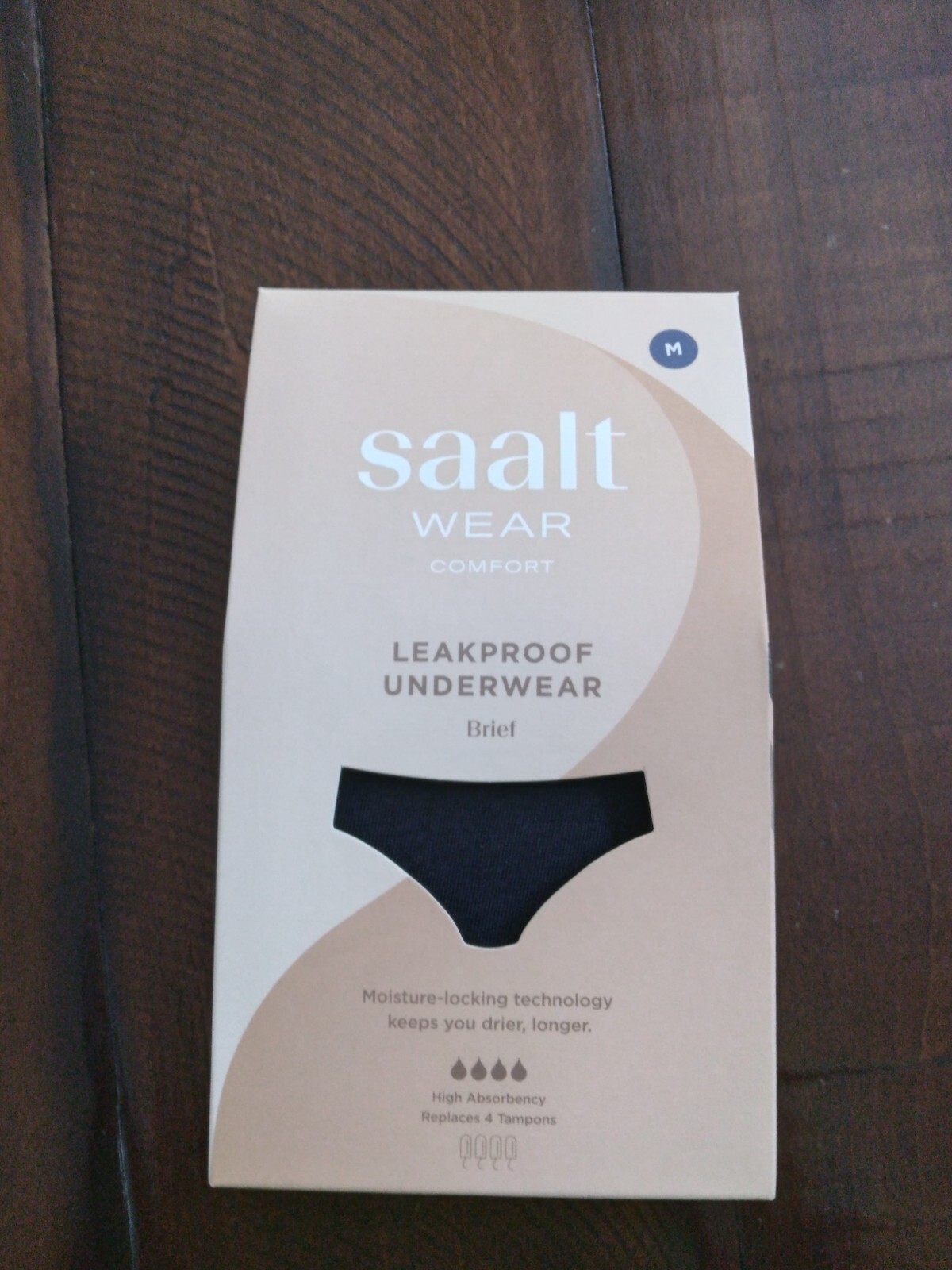 Saalt Leakproof Underwear, Black - Medium | eBay
