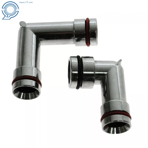 47065HP Aluminum Heater Hose Elbows Upper Lower Fit For Chevy Pontiac ...