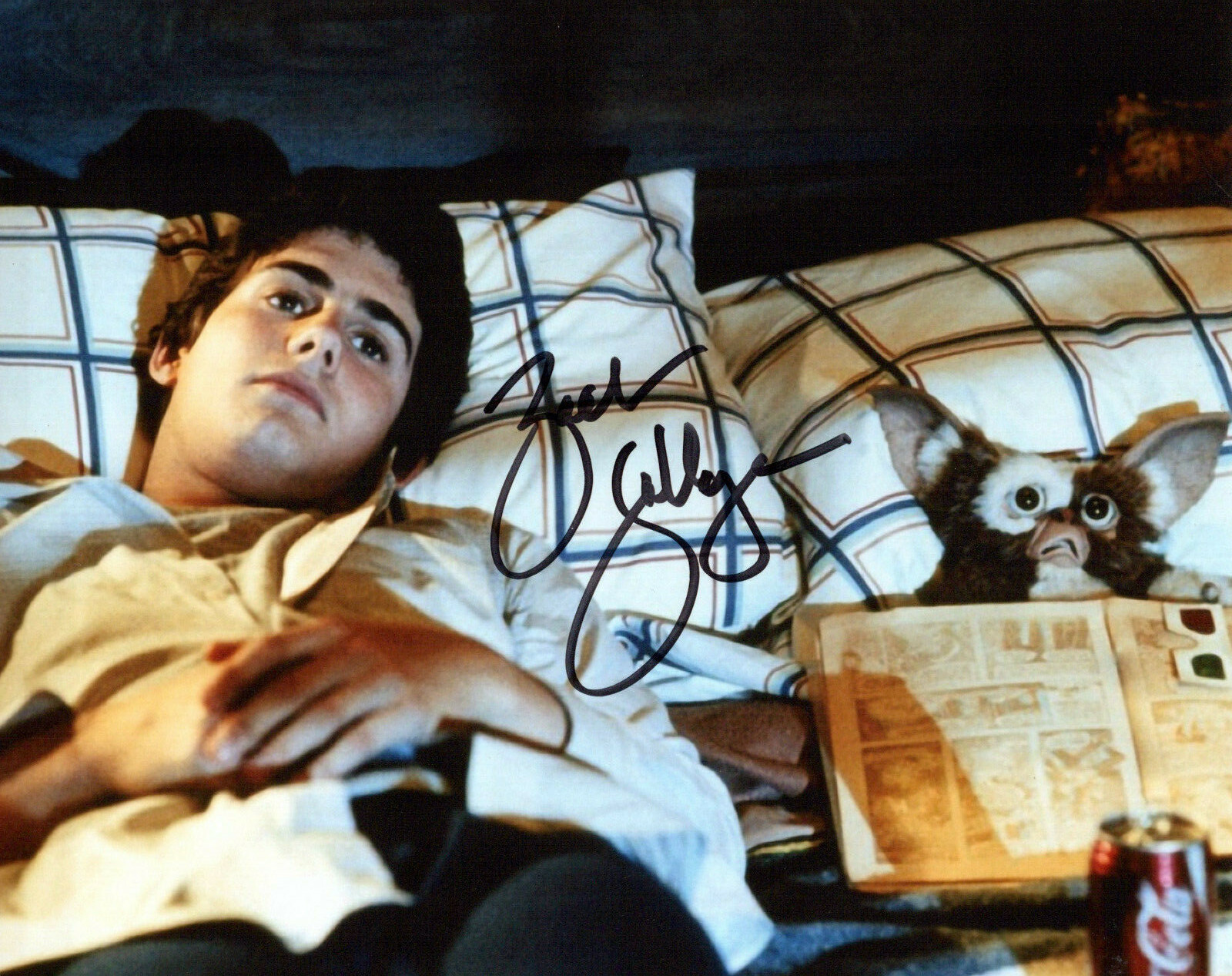 Zach Galligan Gremlins autographed photo signed 8x10 #4 Billy Peltzer ...