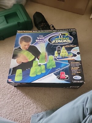 Speed Stacks STACK PACK, Complete /Original Box, 12 Cups, Mat, & Timer ...