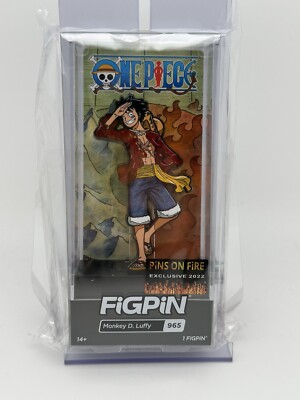One Piece Monkey D. Luffy FiGPiN #965 PiNS ON FiRE 2022 Exclusive ...