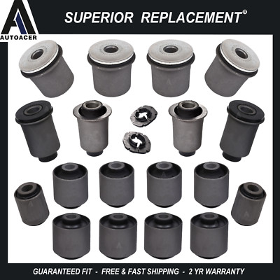 Front Rear Upper & Lower Control Arm Bushing Kit 18p For LandCruiser ...