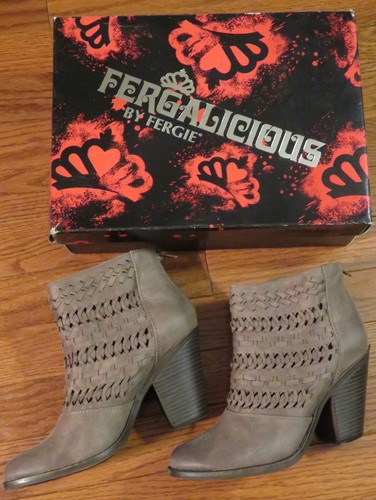 Fergalicious By Fergie Women's New Wanderer Gray Ankle Boots Size 7 | eBay