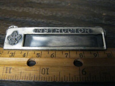 Vintage BSA Instructor Name Badge pin back | eBay