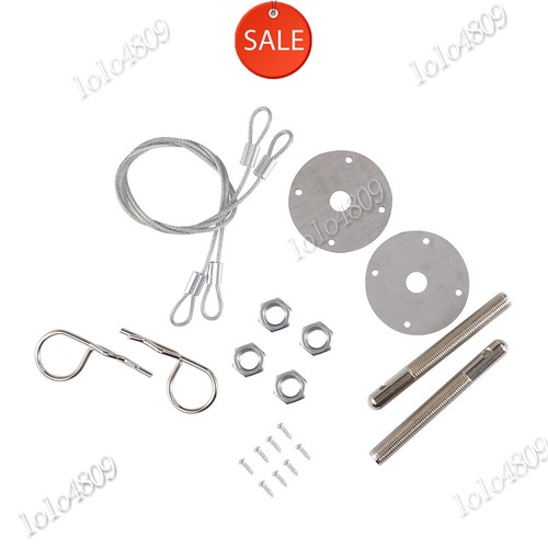 Stainless Steel Hood Pins / Bonnet Lock Pin Kit For Universal Car | eBay
