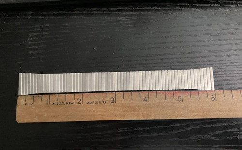 VINTAGE 6" Long KE STAINLESS STEEL China WATCH BRACELET/ BAND Stretch ...