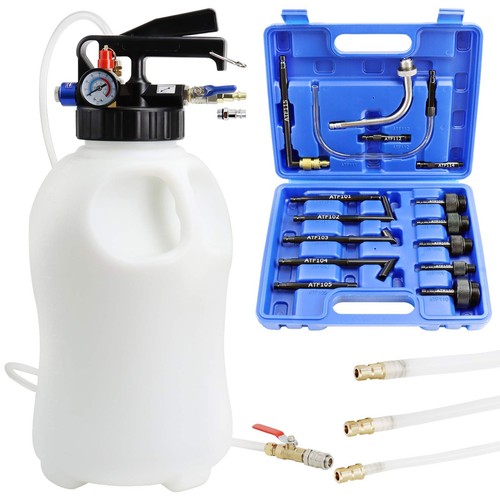 10L Pneumatic Fluid Extractor Dispenser Set ATF Refill Tool Kit for ...