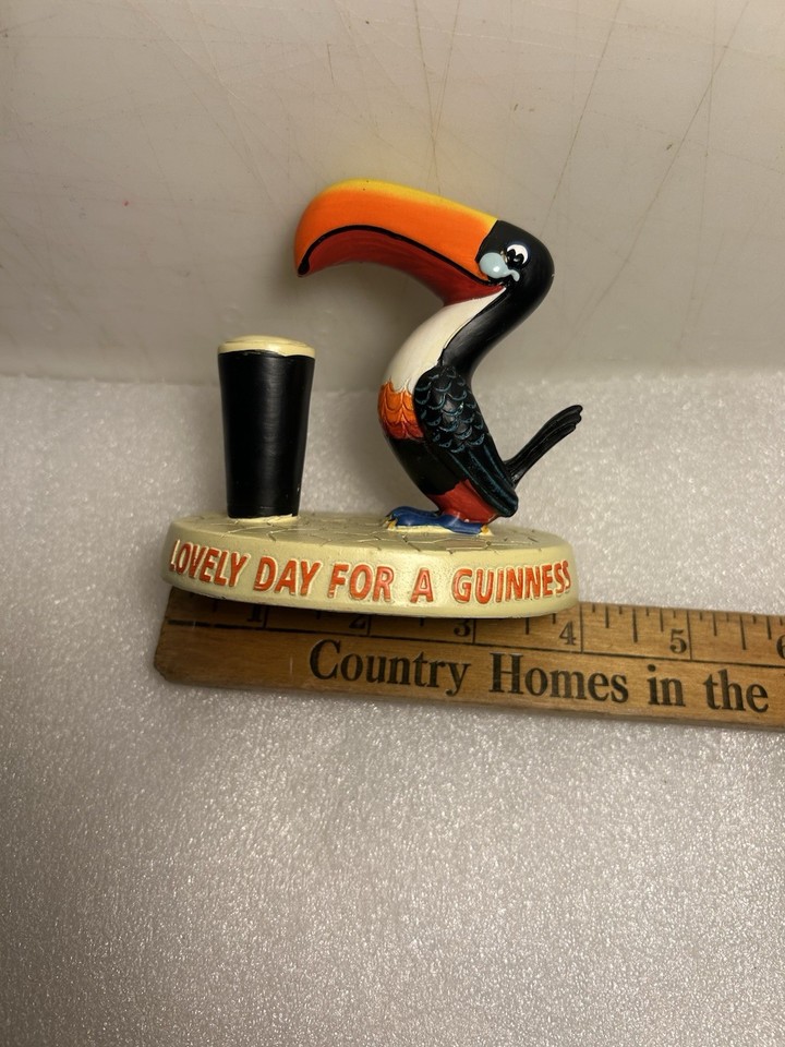GUINNESS TOUCAN WITH BEER STATUE. OH MY GUINNESS! DECORATIVE NOVELTY ...