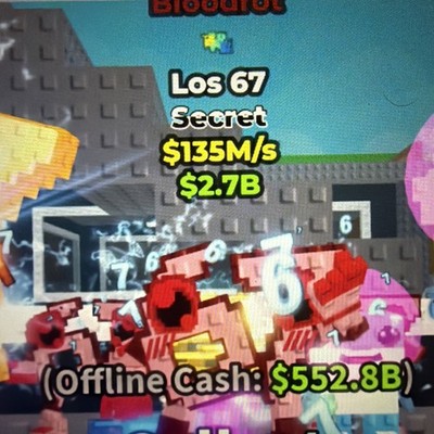 Steal a Brainrot SAB Secret - Los 67 + Bloodrot 135M/s | eBay