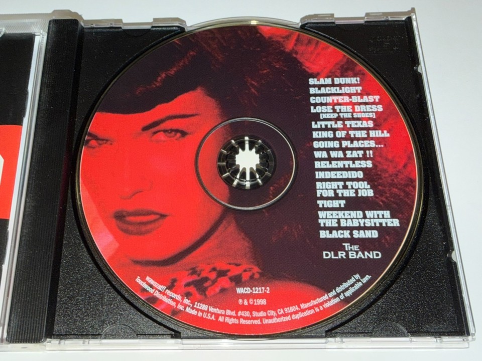 DLR Band Self-Titled Album CD David Lee Roth 14 Songs 1998 Wawazat ...