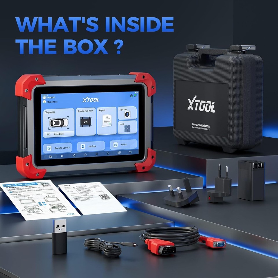2025 XTOOL D7 V2.0 Car Diagnostic Full Systems Scanner Bidirectional ...