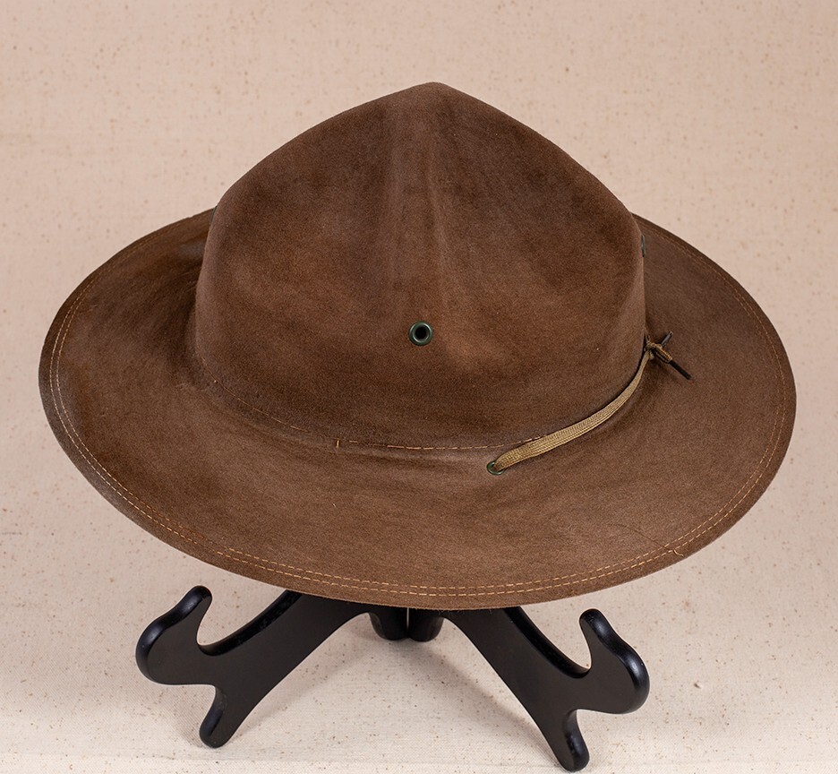 Vintage Official Boy Scout Campaign Hat Size 7-1/8 | eBay