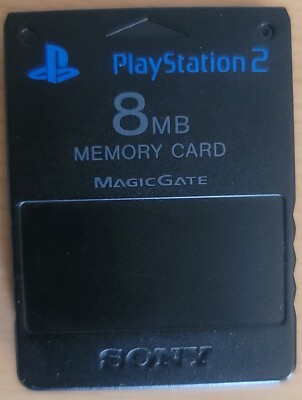 Sony PlayStation 2 PS2 8MB Memory Card - SCPH-10020 MagicGate Magic ...