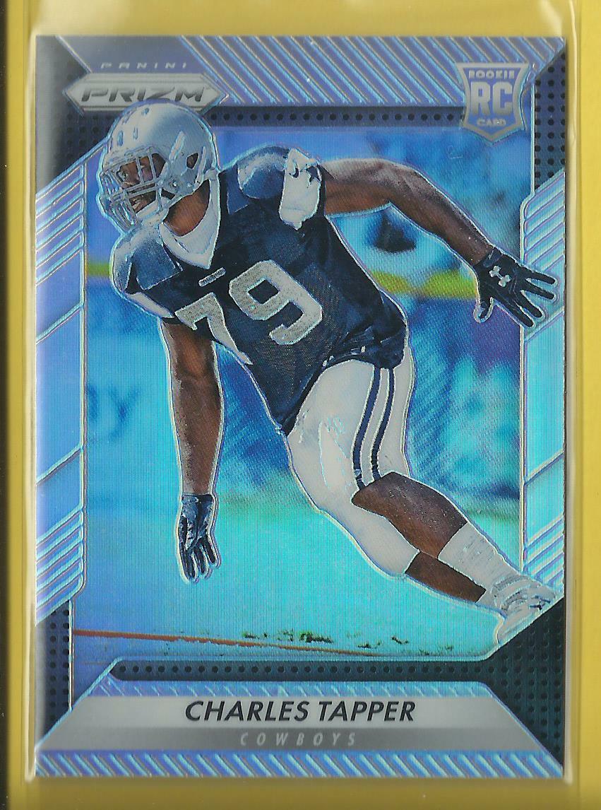 Charles Tapper RC 2016 Panini Prizm SILVER Prizms Rookie Card Dallas ...
