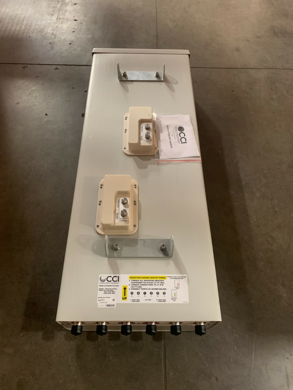 NEW CCI HPA33R-CS4AA-K / HPA33R-CS4A HEXPORT 4 FOOT 6 PORT MULTI-BAND ...