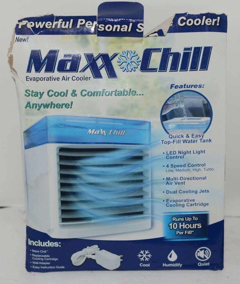 Maxx Chill 21020 Powerful Personal Space Evaporative Air Cooler | eBay