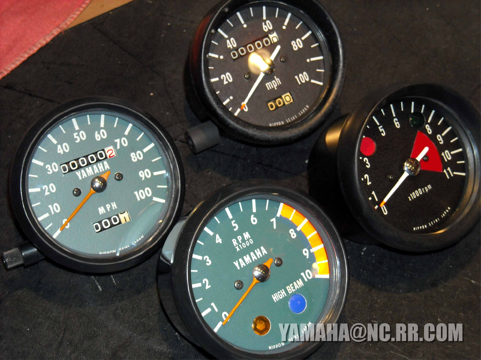 Yamaha NOS Trip Meter Knob Boot Grommet DT AT CT RT Speedometer DT1 ...