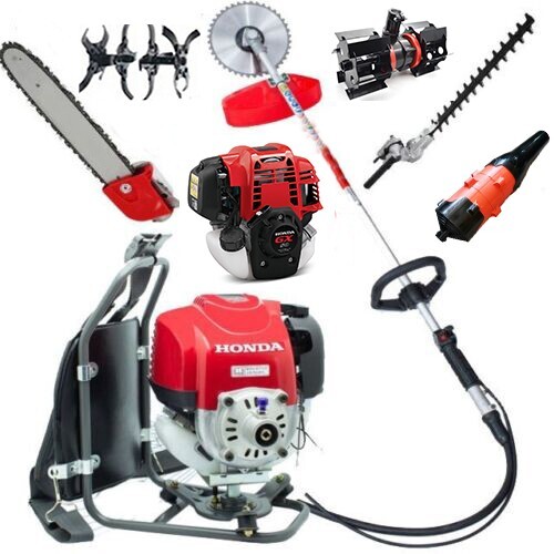 GX50 Backpack weed eater 4 stroke hedge trimmer mower gas cultivator ...