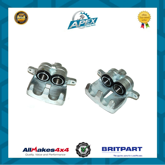 Front Brake Calipers Pair Set for LR Discovery 3 & 4 - Part Seg500040 ...