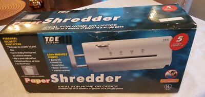 Strip Cut Shredders - Tde Systems